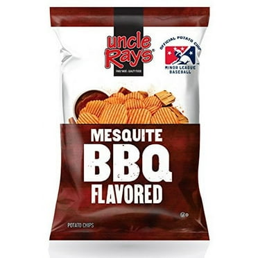 Uncle Rays Barbecue Flavor 3oz BBQ Potato Chips - Pack of 12 - Walmart.com