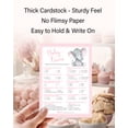 PINK ELEPHANT Baby Shower Game — BABY TRIVIA Baby Shower Games — Pack ...