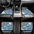 Car Foot Mat Four Piece Set Crystal Velvet Non Slip Bottom Quick ...