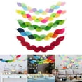 3pcs Elegant Flags Colorful Pull Flags Stylish Paper Fan Banners Unique ...