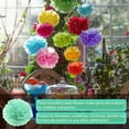 20pcs Mint Green Paper Pom Poms Decorations, DIY Decorative Pom-poms ...