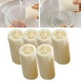 6 Pack Natural Loofah Sponges Luffa Shower Sponge Exfoliating Scrubber ...
