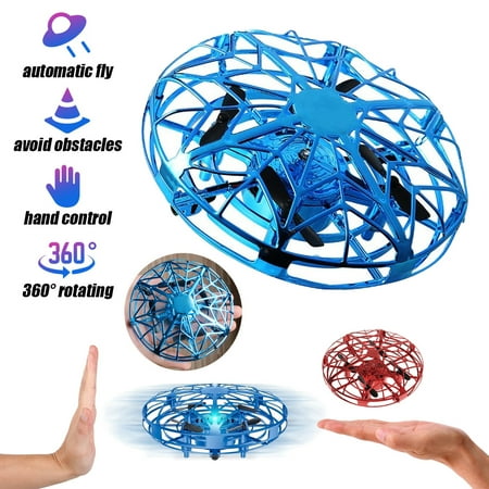 Mini Drone UFO Hand Operated Infrared Induction Aircraft Flying Toys ...