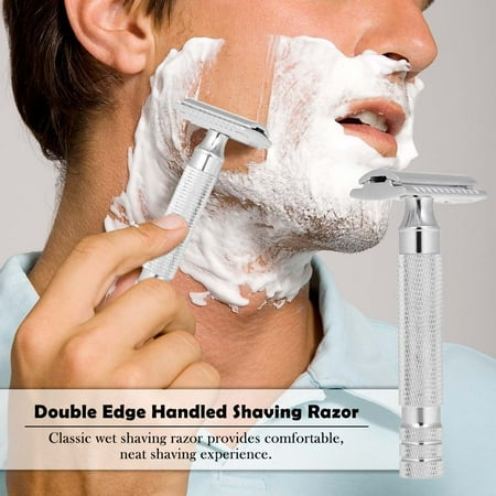 Shaving Razors Double Edge Handled Safety Traditional Shaving Razor ...