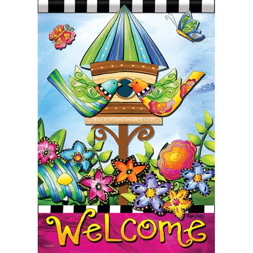 Carson Lg Flag-Birds So Bright - Walmart.com