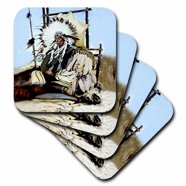 3dRose Geometric Brazilian Agate, Quartzsite - Soft Coasters, set of 8 ...