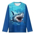 Angala Kids Tops Animal Print Shirts Crew Neck Long Sleeve Summer ...