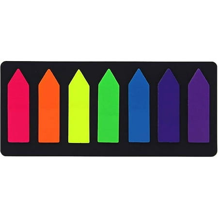 Index Tabs With Ruler 7-color Flat End Sticky Notes Flags Tabs Book ...