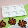 Rvaymup 6-cavity Six Petals Flower Silicone Mold Fondant Mousse Cake ...