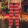 Jakanyq Christmas Mens Casual Pants Pajama Pants With Drawstring And