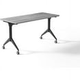 Lorell Training Table Base - Black Folding Base - 2 Legs - 29.50 ...