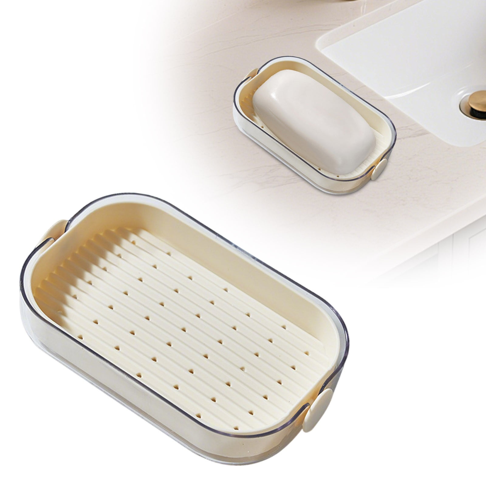 Click here for Vivavault Double Layer Soap Drain Tray For Bathroo... prices