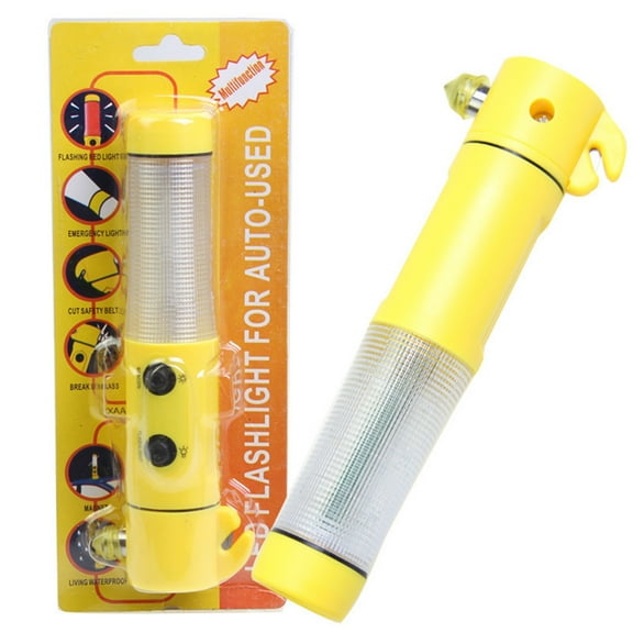 Emergency Tool 8-in-1 Car Safety Tool:Window Breaker,Seat Belt Cutter ...