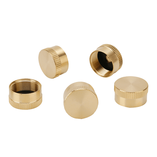 Roastove Solid Brass Refill 1lb Propane Tank Cap for Outdoor Camping ...