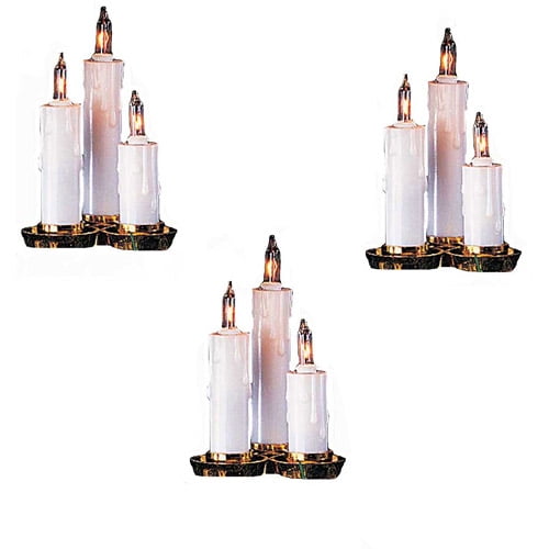 Kurt Adler 15-Light Triple Candle Light Set - Walmart.com - Walmart.com