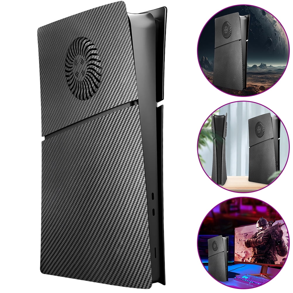 Placas Cubierta Placa Frontal Antiarañazos A Prueba Polvo para PS5 Slim ...