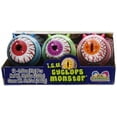 12 Count Cyclops ICU Eye Jaw Breaker with Rainbow Bubble Gum Center ...