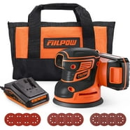 Hyper Tough 20V 2.0Ah Battery Powered 5-inch Cordless Random Orbital ...