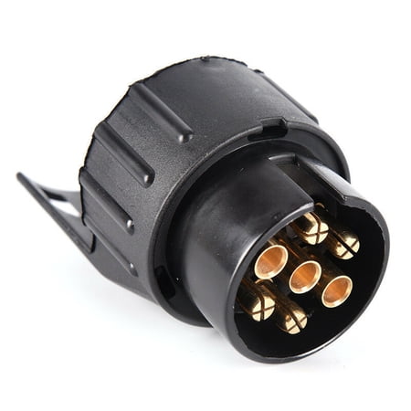 7 pin to 13 pin Plug Adapter Converter Trailer Caravan Truck Towbar ...