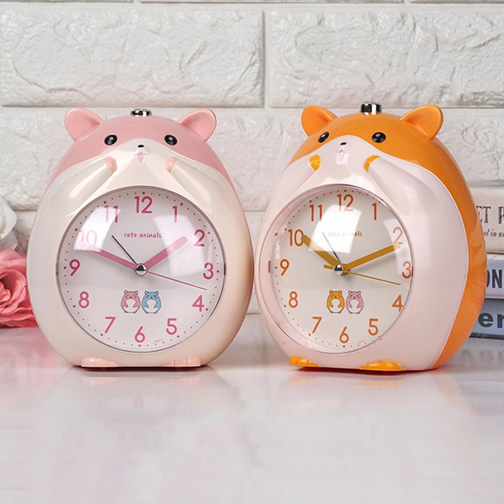 Destyer Hamster Alarm Clock for Boys Girls, Loud Twin Bell Cartoon ...