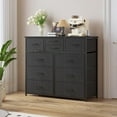 10-Drawer Dresser, Fabric Storage Dressers for Bedroom, Hallway ...