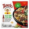 Tapatio Salsa Verde Steak Bowl Mexican Microwave TV Dinner with Tapatio ...