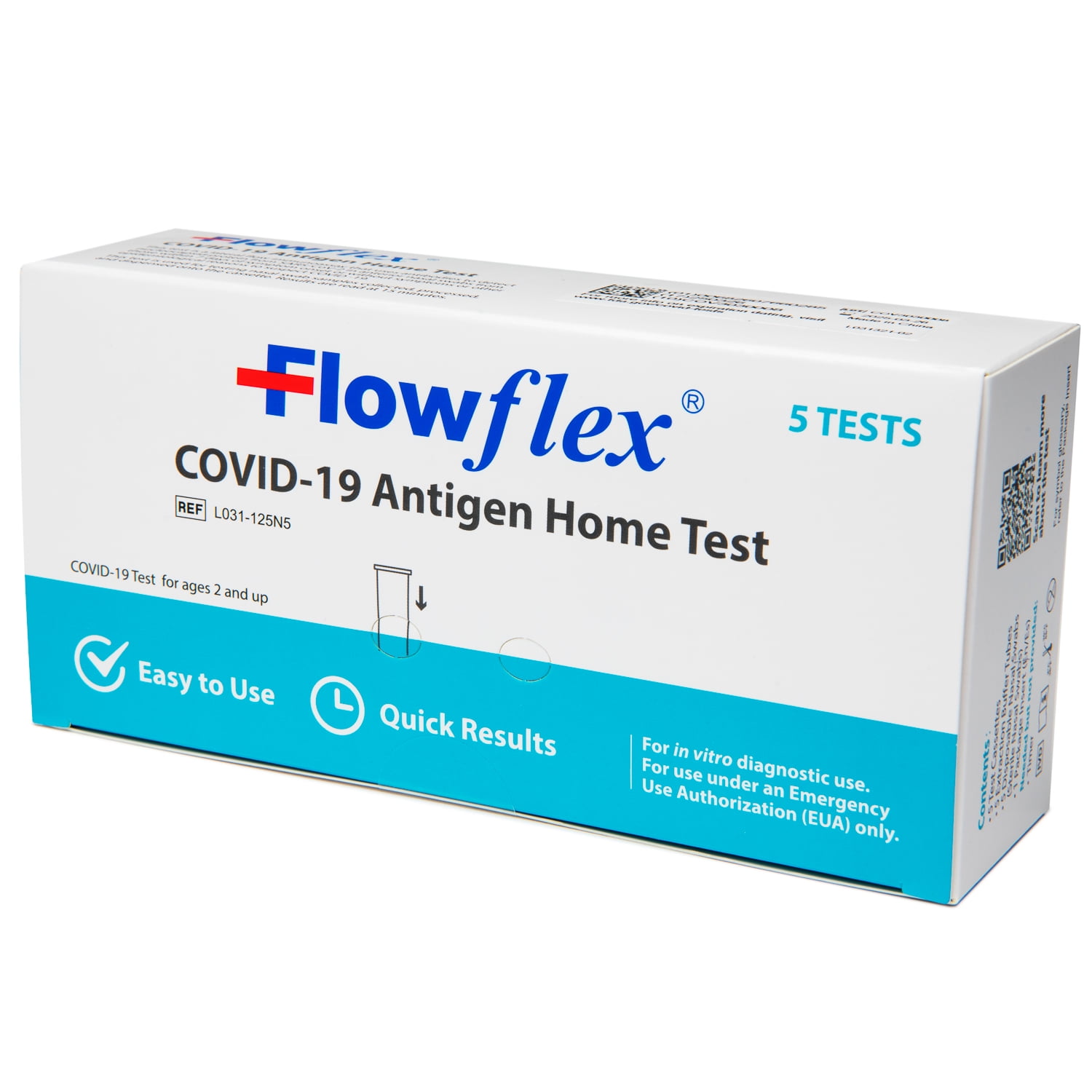Flowflex® COVID-19 Antigen Home Test Kit, 1 Pack, 5 Tests Total Deals ...