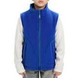 LittleSpring Boys Girls Fleece Vest for Kids Sleeveless Jackets Zip Up ...