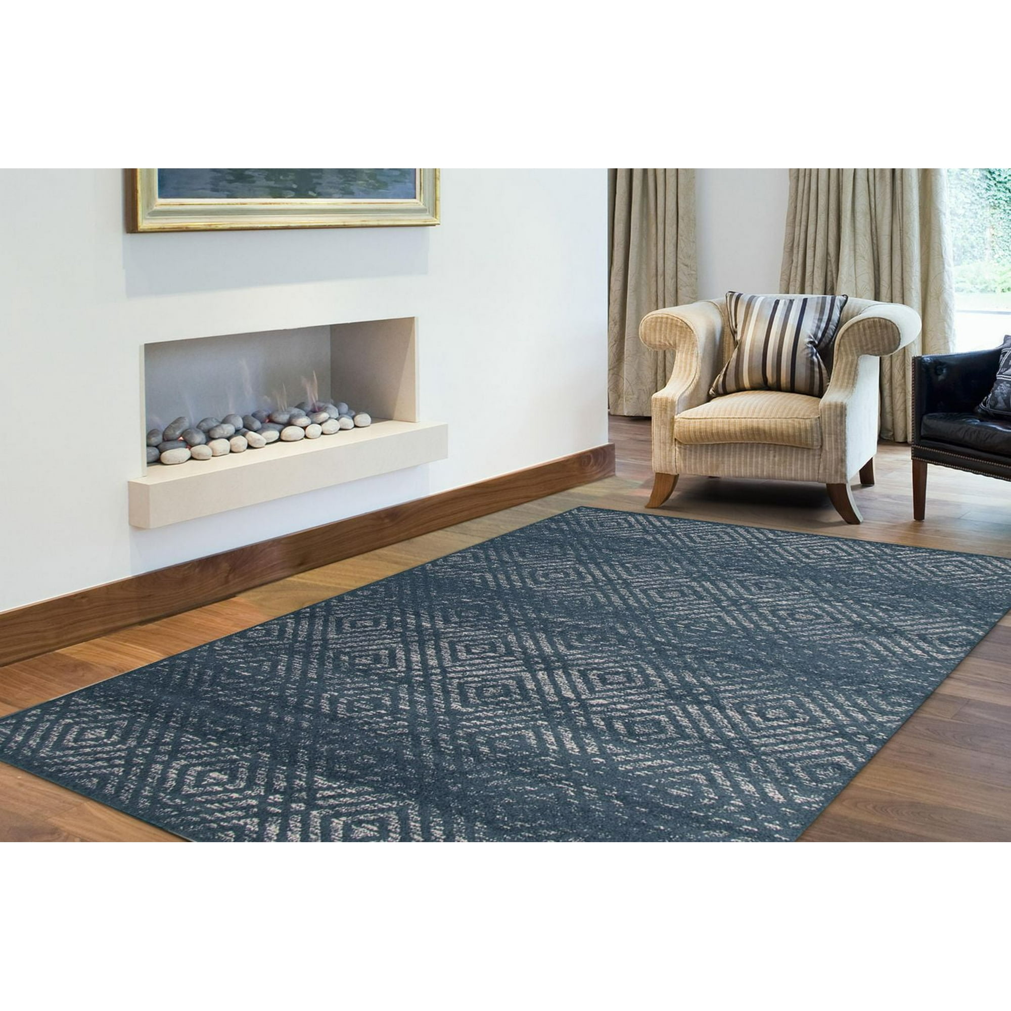Click here for Ecarpet Area Rug For Living Room  Geometric Indoor... prices