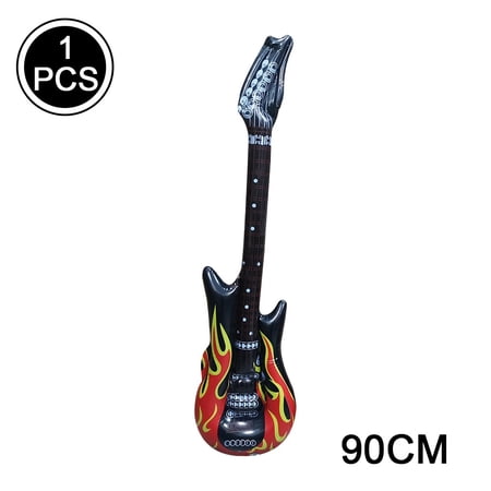 OUTOP PVC Inflatable Guitar Saxophone Microphone Instrument Birthday ...