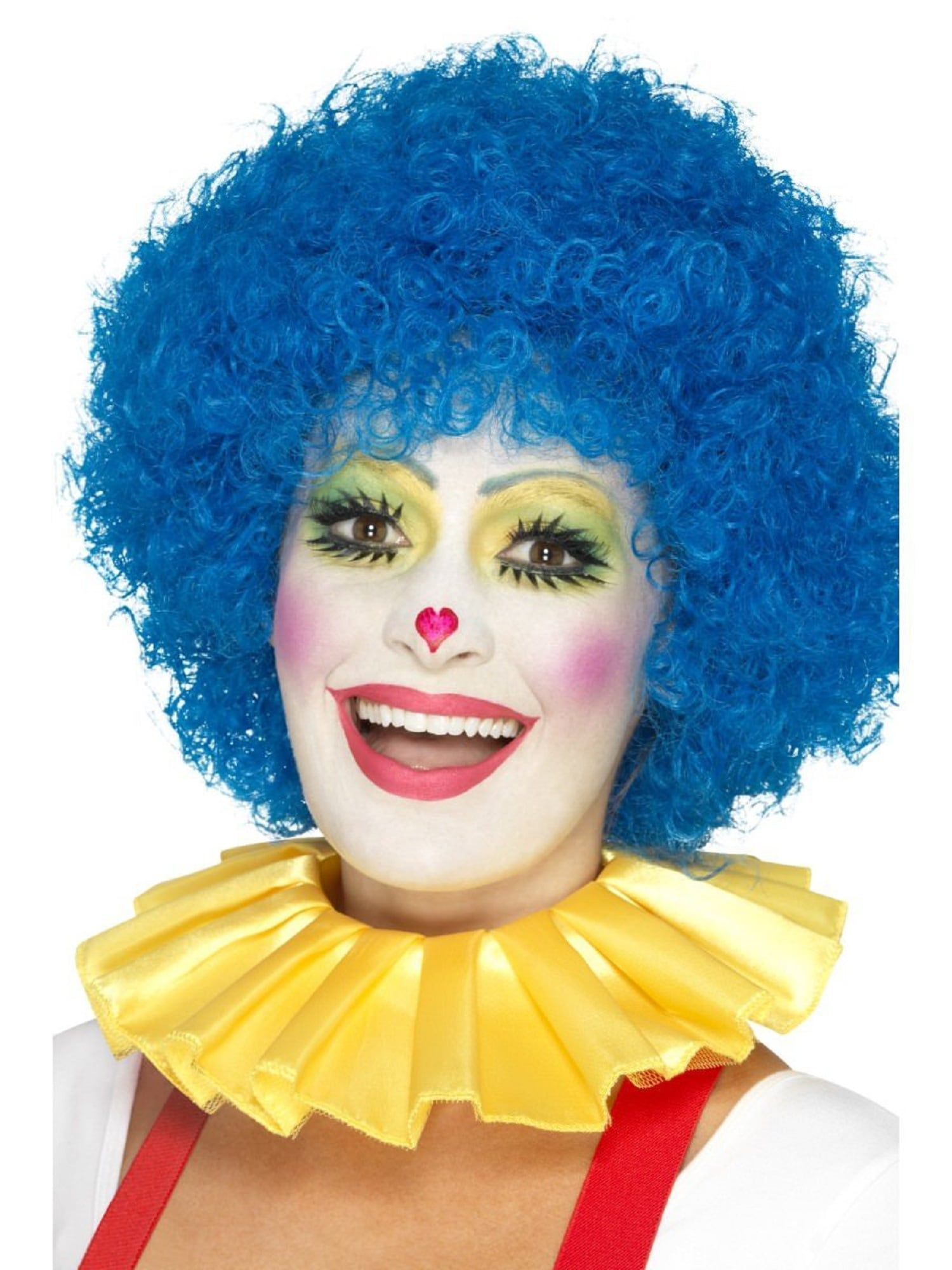 24" Yellow Clown Unisex Adult Halloween Neck Ruffle Costume Accessory ...