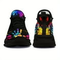 Coolcustomize Women's Fashionable Athletic Shoes With A Colorful Spray ...