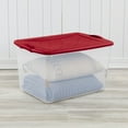 Sterilite Large Storage Bin, 66 Quart Clear Plastic Storage Container ...