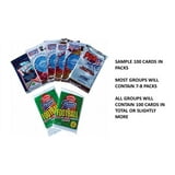 100 Vintage Nfl Football Cards In Old Sealed Wax Packs - Perfect