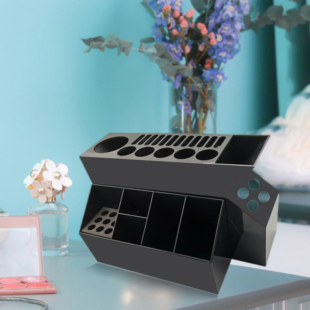 Desktop Hairdressing Tool Holder Box, Barbershop Storage Case, Hair ...