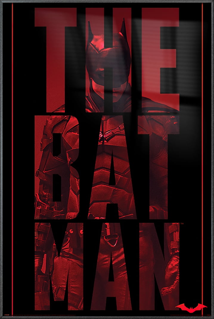 The Batman - Framed Movie Poster (Type Cutaway) (Size: 24" x 36 ...