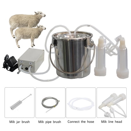 Amyove 3l Electric Milking Machine Sheep Cow High Suction Stainless ...