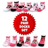 Disney Infant Newborn Toddler Baby Girls' 12 Pack Minnie Mouse, Daisy ...