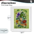 Stupell Industries Terrarium Bug Garden White Framed Print Under Glass ...