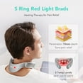 SKG Neck Massager with Heat, Cordless Vibration Infrared Neck Massager ...