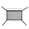 Car Ceiling Cargo Net Pocket Interior Overhead Roof Top Bag Polyester ...