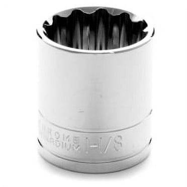 Chrome Socket, 1/2"" Drive, 14mm, 6 Point, Shallow - Walmart.com