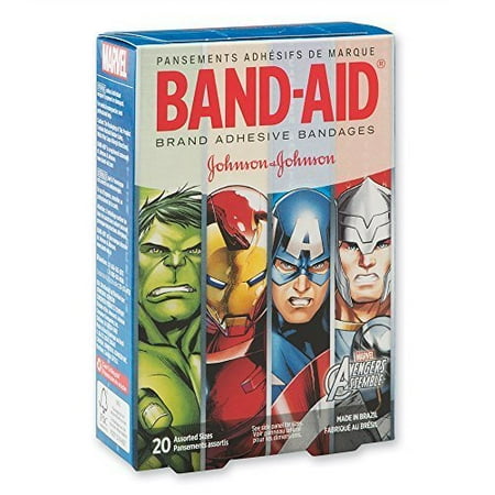 Band-Aid® Avengers Assemble Bandages - First Aid Supplies - 20 per Pack ...