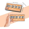 Runleader Digital 9999 Day Countdown Event Reminder Timer Countdown LCD Yellow Clock Retirement ...