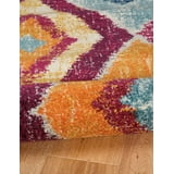 Shiraz Lind Ivory/Raspberry Rug, Multiple Sizes - Walmart.com