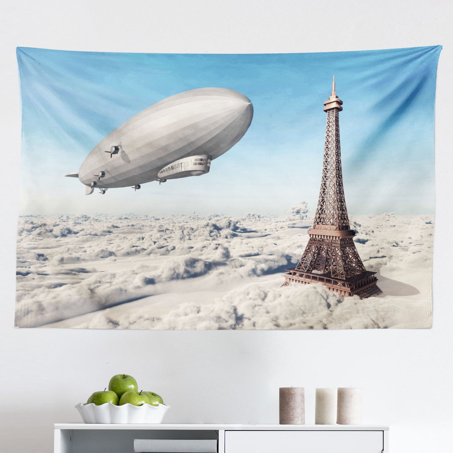 Magic Tapestry, Unicorn Horse Under Mystic Tree with Human Fantasy Art ...