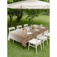 Abstract Art Rectangle Outdoor Tablecloth with Umbrella Hole Classic ...