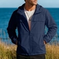 GUZOM Mens UPF 50+ Lightweight Packable Windbreaker Jacket Breathable ...
