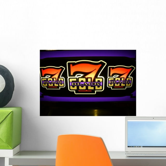 Bright Colorful Slot Machine Wall Mural by Wallmonkeys Peel and Stick ...