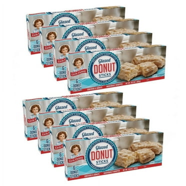 Little Debbie Apple Cinnamon Donut Sticks, 9.8 oz (6 count) - 2 Pack ...